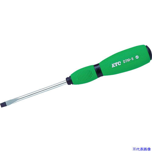 オレンジブック トラスコ中山　TRUSCOKTC ソフトドライバ マイナス8マイナス 全長285mm 〔品番:D7M8〕[ 注番:3733815]特長●グリップは軽く、ベタつき感がなく環境にやさしいエラストマー樹脂を採用しています。●軸は丸...