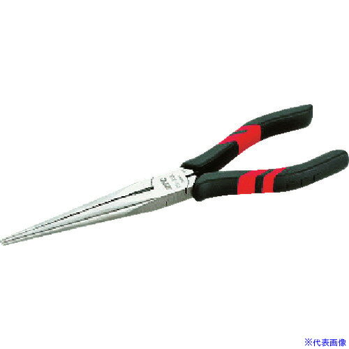 オレンジブック トラスコ中山　TRUSCOKTC ラジオペンチ(ロングタイプ)200mm 〔品番:PSL200L〕[ 注番:3737497]特長●手にジャストフィットするソフトグリップには滑り止めの凸面が付いています。用途●汎用工具仕様●全...