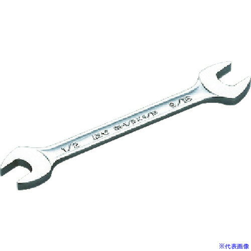 オレンジブック トラスコ中山　TRUSCOKTC スパナ1/2×9/16inch 〔品番:S212X916〕[ 注番:3737616]特長●従来のやり形よりヘッド幅を極力小さく、力の加わる部分にボリュームを持たせた「新やり形ヘッド」を採用し...