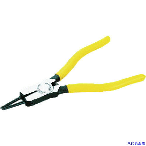 オレンジブック トラスコ中山　TRUSCOKTC 直型スナップリングプライヤ軸用 Ф2.0 〔品番:SOP171〕[ 注番:3738205]特長●本体のカシメ部はガタ付きが少なく、開閉はばね付です。●クローの交換が可能です。用途●直爪軸用ス...