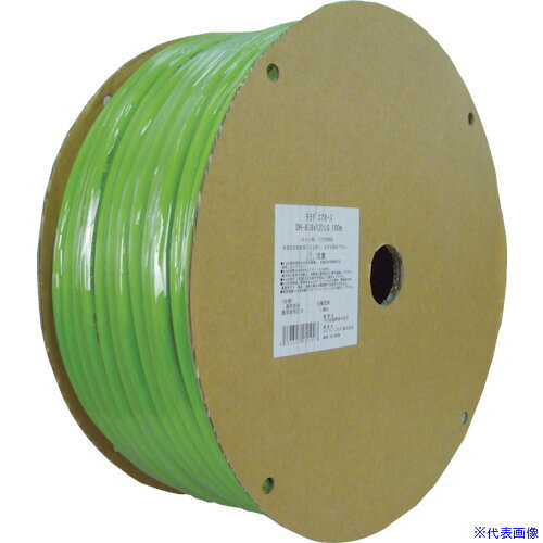 オレンジブック トラスコ中山　TRUSCOチヨダ DHラインホース 11×16mm/100m 〔品番:DH11100〕[ 注番:3761525]特長●軟質ポリウレタンを採用したポリウレタンホースです。●ホース表面に縦縞加工を施し、ホース接地...