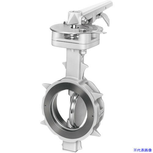 オレンジブック トラスコ中山　TRUSCO巴 バタフライバルブ JIS10K/100A 304YA−1T SCS13A/SCS13A/R−PTFE レバー 〔品番:304YA1T100SR〕[ 注番:3775409]特長●JIS、ISO面間...