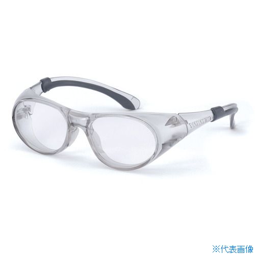 オレンジブック トラスコ中山　TRUSCOYAMAMOTO 二眼型保護メガネ レンズ色クリア 〔品番:YS88GRY〕[ 注番:3793818]特長●別注で度付き保護メガネの製作も可能です。(処方箋が必要です。)●UVカット(99.9%)仕...