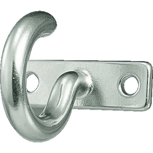 オレンジブック トラスコ中山　TRUSCOTRUSCO プレートフック ステンレス製 D寸法8mm (1個＝1袋) 〔品番:TPTF8〕[ 注番:3804003]特長●設置幅の狭い面でも取り付け可能です。●座ぐりなしタイプなので、ナベ頭など...