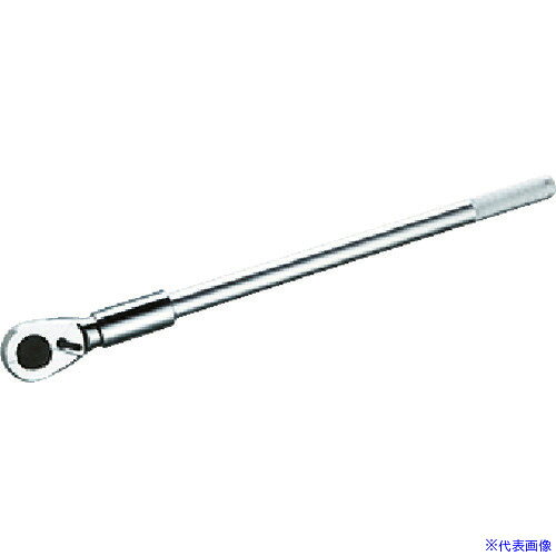 オレンジブック トラスコ中山　TRUSCOKTC 25.4sq.ラチェットハンドル 歯数40枚 全長720mm 〔品番:BR8A〕[ 注番:3810615]特長●スタンダードな小判形ラチェットハンドルです。●歯数40枚のギアを採用し、送り角...