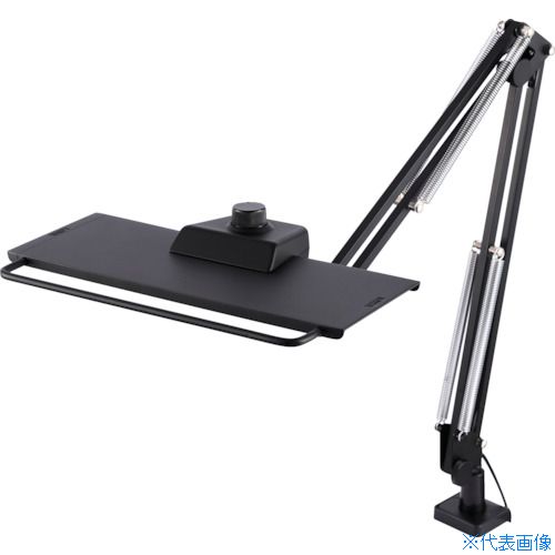 オレンジブック トラスコ中山　TRUSCOEXARMOLED 有機EL デスクライト OLED 検査用3灯タイプ 白色 黒 〔品番:LEX3130BK〕[ 注番:3817418]特長●面光源で広く拡散された光がワークに届くため、反射強度は小...