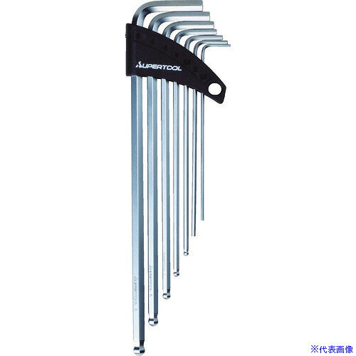 オレンジブック トラスコ中山　TRUSCOスーパー エクストラロングボールポイント六角棒レンチ(7本組)1.5〜6mm 〔品番:HKXB7S〕[ 注番:3819698]特長●高トルク、高靱性、優れた耐久性・耐摩耗性・耐食性で高品質です。●ボ...