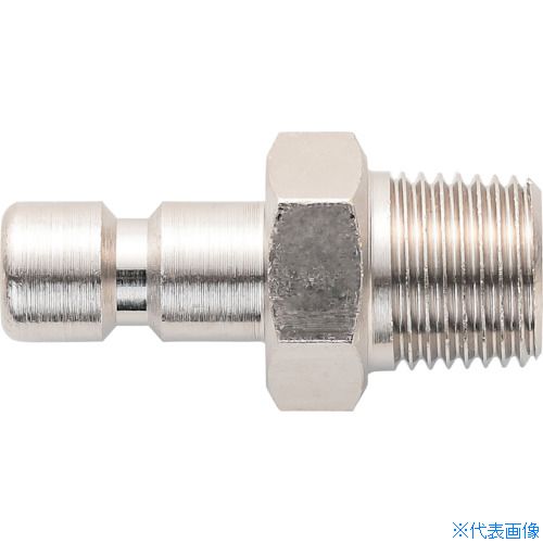 オレンジブック トラスコ中山　TRUSCO潤工社 超小型ワンタッチカップリング オスプラグ R1/4 〔品番:MMPM14〕[ 注番:3825897]特長●プラスチックチューブ用に開発された、超小型のワンタッチカップリングです。●ワンタッチ...