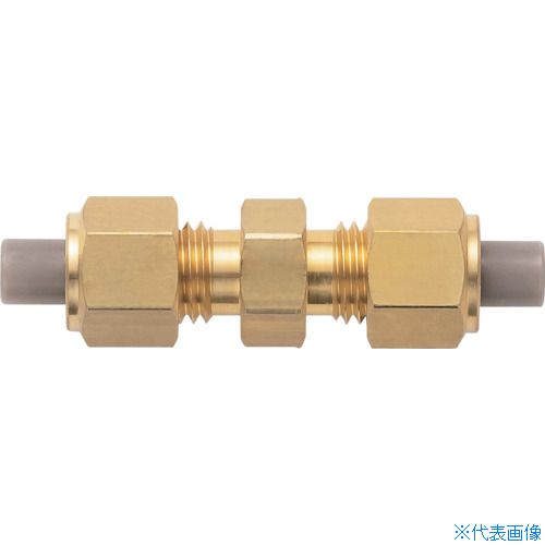 オレンジブック トラスコ中山　TRUSCO潤工社 黄銅製継手(ミリ系列) ユニオン 6×4mm 〔品番:PU6X4BS〕[ 注番:3830485]特長●黄銅継手（ミリ系列）は日本工業規格JIS B8381｢空気圧管継手｣に適合します。●チュ...