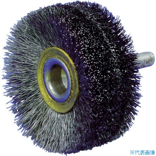オレンジブック トラスコ中山　TRUSCOOSBORN 工業用ブラシ リングロック 線径0.26mm 〔品番:11318〕[ 注番:3833143]特長●独自開発のハイカーボンスチールワイヤにより長寿命で安全性、研削性に優れています。●クリ...