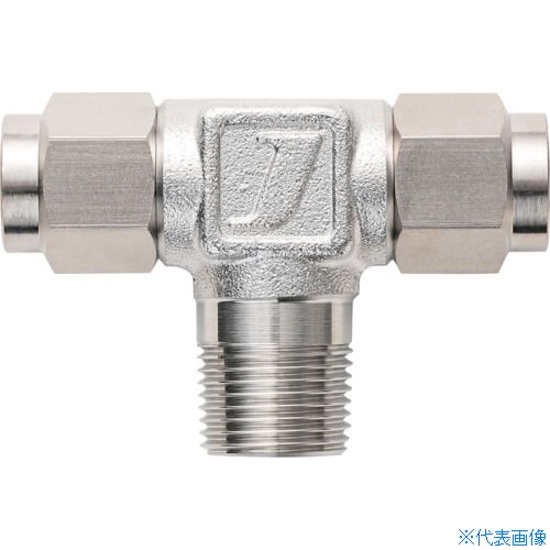 オレンジブック トラスコ中山　TRUSCO潤工社 ステンレス継手 テー 12x9mm PT1/2 〔品番:TA12X9PT12SUS〕[ 注番:3833743]特長●耐食性の高い SUS316 で構成されています。●低温から高温までの広い温...