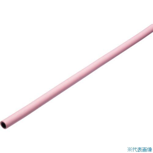 オレンジブック トラスコ中山　TRUSCO潤工社 二層スパッターチューブSP4 6X4X1Tmm 100m 薄赤 〔品番:SP406LR100〕[ 注番:3835157]特長●火花を防ぐ難燃性特殊樹脂を重ね合せた二層チューブです。●柔軟性に...
