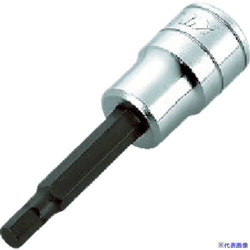 オレンジブック トラスコ中山　TRUSCOKTC 9.5sq.ヘキサゴンビットソケット3/8inch 〔品番:BT338〕[ 注番:3836461]特長●ビット部は差込式で、交換が可能です。●スタンダードタイプです。●差込角側は応力の集中を...