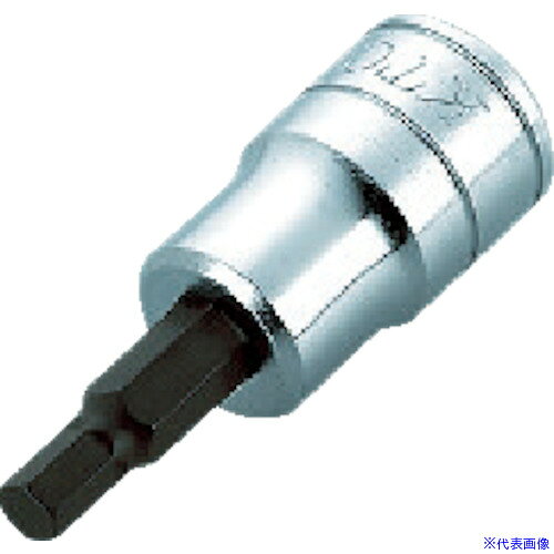 オレンジブック トラスコ中山　TRUSCOKTC 9.5sq.ショートヘキサゴンビットソケット3/8inch 〔品番:BT338S〕[ 注番:3836487]特長●ビット部は差込式で、交換が可能です。●ショートタイプです。●差込角側は応力の...