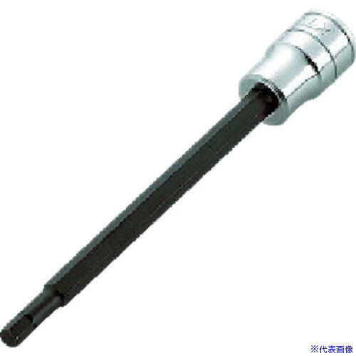オレンジブック トラスコ中山　TRUSCOKTC 9.5sq.ロングヘキサゴンビットソケット7/32inch 〔品番:BT3732L〕[ 注番:3836622]特長●ビット部は差込式で、交換が可能です。●ロングタイプです。●差込角側は応力の...