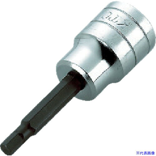 オレンジブック トラスコ中山　TRUSCOKTC 12.7sq.ヘキサゴンビットソケット3/8inch 〔品番:BT438〕[ 注番:3836720]特長●ビット部は差込式で、交換が可能です。●スタンダードタイプです。●差込角側は応力の集中...