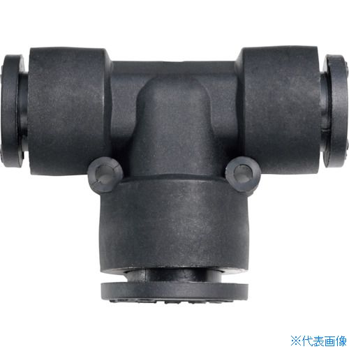 オレンジブック トラスコ中山　TRUSCO潤工社 ワンタッチ継手Mシリーズ 異径ユニオンテー 12mm-10mm 〔品番:PTUM1210PM〕[ 注番:3838300]特長●金属部には無電解ニッケルメッキを施しています。●R（PT） ネジ...