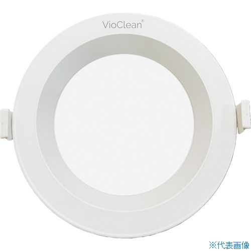 オレンジブック トラスコ中山　TRUSCOジーテック ダウンライト/シングル/15W/4500K/Φ120 〔品番:SUVCDLM44〕[ 注番:3838306]特長●人体に影響がなくコロナウイルスにも有効な405ナノの可視光を使った除菌が...