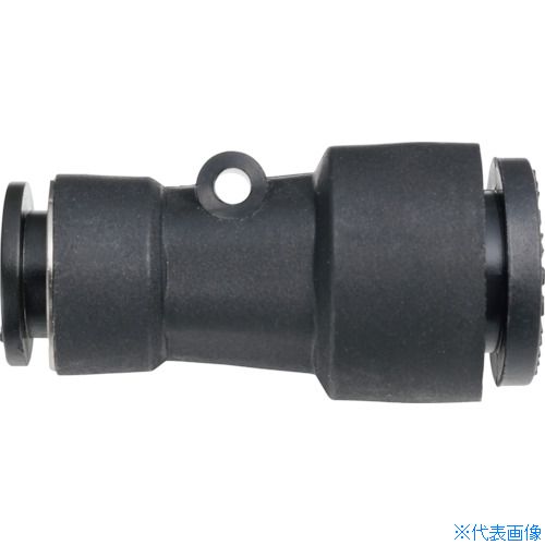 オレンジブック トラスコ中山　TRUSCO潤工社 ワンタッチ継手Mシリーズ 異径ユニオン 10mm-8mm 〔品番:PUM108PM〕[ 注番:3838327]特長●金属部には無電解ニッケルメッキを施しています。●R（PT） ネジには、ネジ...