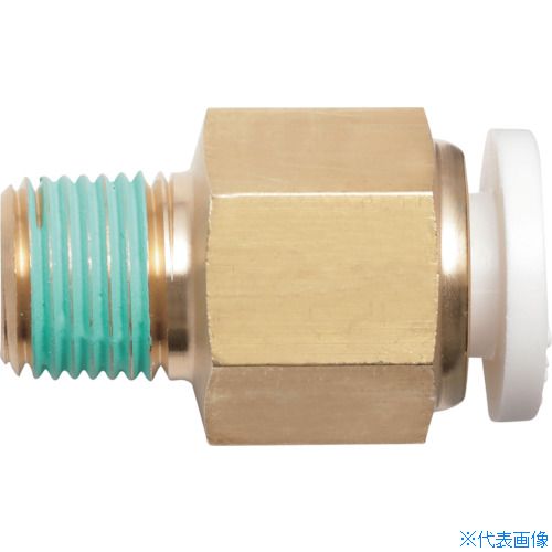 オレンジブック トラスコ中山　TRUSCO潤工社 ワンタッチ継手Wシリーズ ニップル 10mm PT1/8 〔品番:WN1001〕[ 注番:3839855]特長●樹脂部は全て UL94V-0 相当品です。●樹脂部は全て UR（PT） ネジ樹...
