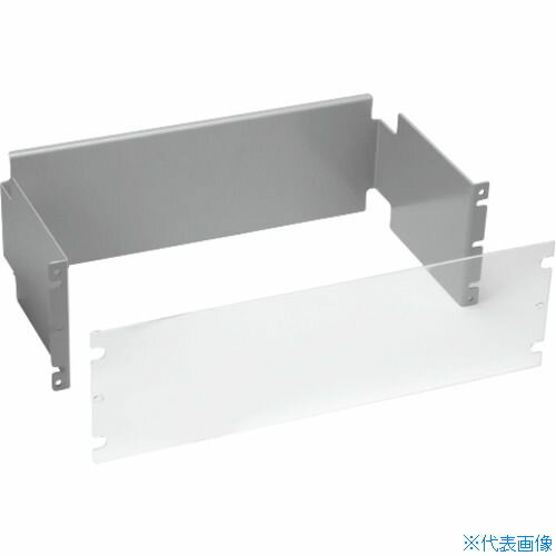 オレンジブック トラスコ中山　TRUSCONito 制御シャシ 〔品番:RD255EBP〕[ 注番:3848274]特長●制御機器をラックマウントに取り付ける際にご使用ください。●前面に保護パネル（アクリル製 透明 板厚：3mm）が付いてい...