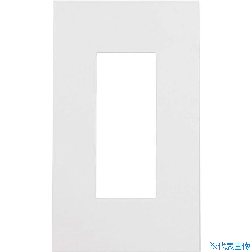 オレンジブック トラスコ中山　TRUSCOSUGATSUNE (210040752)PXP−ES01−WTスイッチプレート・コンセントプレート 〔品番:PXPES01WT〕[ 注番:3858631]特長●余分な装飾を削ぎ落とした、ミニマルデ...