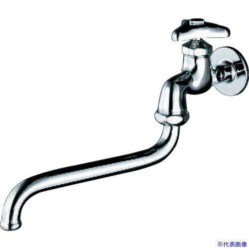 オレンジブック トラスコ中山　TRUSCOKVK 自在水栓(240mmパイプ) 〔品番:K3R24〕[ 注番:3865506]特長●吐水口が左右に動かせます仕様●呼び径(mm)：13(PJ1/2)●奥行(mm)：334●高さ(mm)：150...