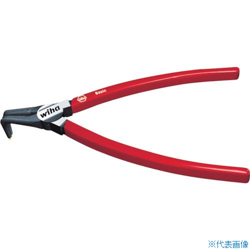 オレンジブック トラスコ中山　TRUSCOwiha 軸用スナップリングプライヤーマジックチップ付先端90° 〔品番:Z345A2101〕[ 注番:3873919]特長●特殊なラッチ（掛け金）機能のあるマジックチップがリングの飛散を防止します...