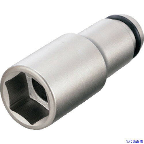 オレンジブック トラスコ中山　TRUSCOTONE インパクト用超ロングソケット 対辺寸法19mm 全長100mm 〔品番:4NV19L100〕[ 注番:3875822]特長●外観品質と防錆力の向上を図った無電解メッキ仕様のインパクト用ソケ...