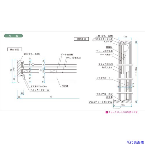 オレンジブック トラスコ中山　TRUSCO馬印 スチールグリーン 木枠 大型上下黒板 〔品番:SWU612〕[ 注番:3910448]特長仕様●板面色：スチールグリーン●パネルサイズ：3600×1800仕様2●スチールグリーン●無地材質/仕...