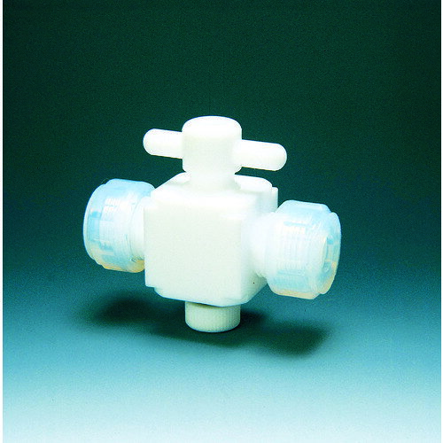オレンジブック トラスコ中山　TRUSCOフロンケミカル フッ素樹脂(PTFE)二方バルブ接続6mm 〔品番:NR0028001〕[ 注番:3915379]特長●耐薬品性・耐熱性・非粘着性・高電気絶縁性・滑り性に優れています。仕様●適合チュ...