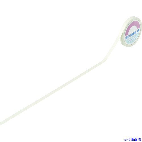 オレンジブック トラスコ中山　TRUSCO緑十字 高輝度蓄光テープ FLA-1005 10mm幅×5m PET 〔品番:361008〕[ 注番:3919897]特長●光を遮断後も6〜8時間の視認可能な自発光能力を持つ蓄光式のラインテープです...