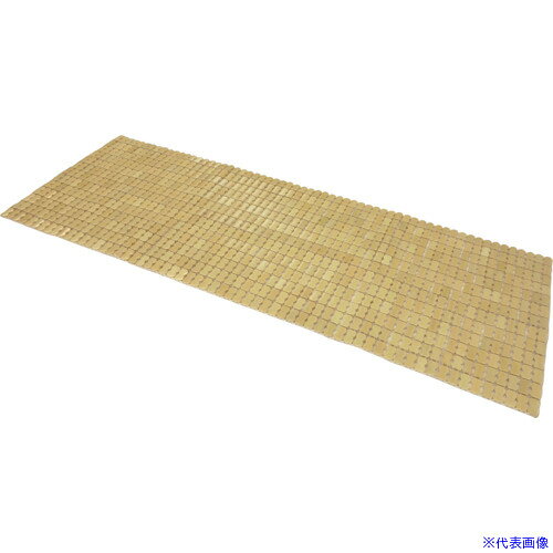 オレンジブック トラスコ中山　TRUSCO大島屋 竹ひんやりマット 40×120cm 〔品番:29273〕[ 注番:3924218]特長●天然素材の孟宗竹を使用しています。●通気性があり適度な硬さのある天然竹のシートです。●キッチンにもぴっ...