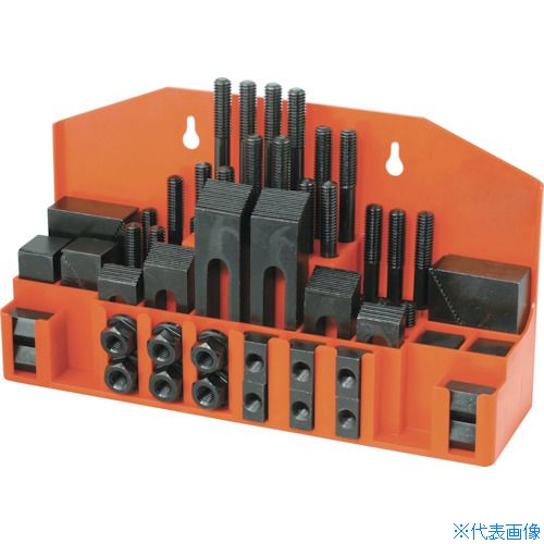 オレンジブック トラスコ中山　TRUSCOTRUSCO クランピングキット M14 T溝16mm 〔品番:CK14〕[ 注番:3924252]特長●ワーク固定に使用するクランプ、ボルト、ナット、ステップブロックなど一式セット品で便利です。用...