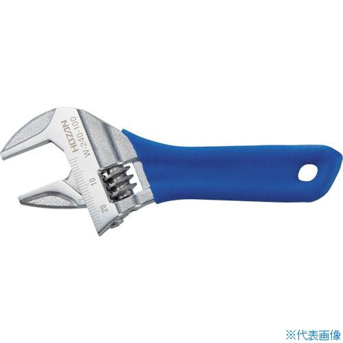 オレンジブック トラスコ中山　TRUSCOHOZAN モンキーレンチ 全長118mm 〔品番:W240100〕[ 注番:3934982]特長●握りやすく力を加えやすい滑り止めグリップ付きです。仕様●全長(mm)：118●最大口開き(mm)：...