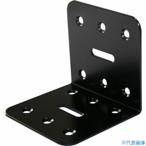 オレンジブック トラスコ中山　TRUSCOTRUSCO 2x4サポート 黒粉体塗装 L字金具 〔品番:24S877BK〕[ 注番:3954974]特長●2×4木材の連結金具として使用します。用途●木材の接合・組立仕様●板厚(mm)：2●穴径...