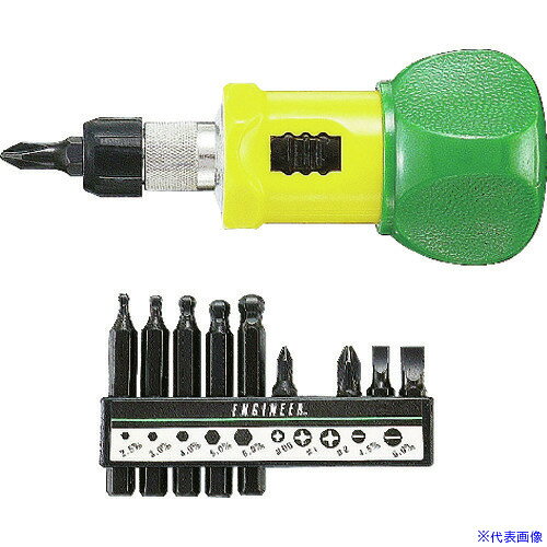 オレンジブック トラスコ中山　TRUSCOENGINEER ラチェットスタビーセット 〔品番:DR04〕[ 注番:3954978]特長●人気のラチェットスタビーに使用頻度の高い［［＋］］/［［−］］、およびボールポイントのビットをセットして...
