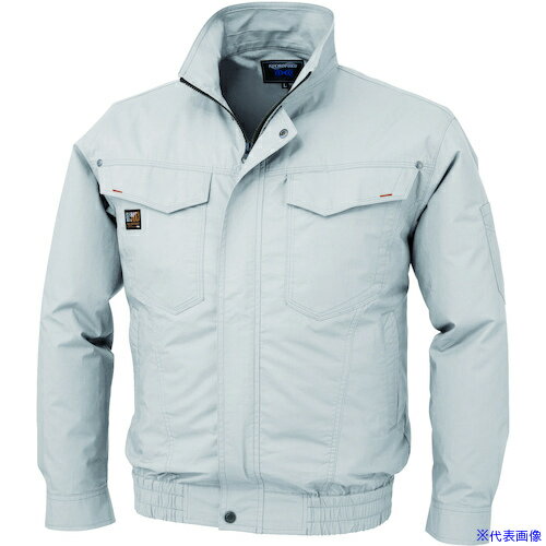 オレンジブック トラスコ中山　TRUSCOXEBEC 空調服綿100ブルゾンKU91400−K6−4L シルバー 〔品番:KU91400K64L〕[ 注番:3956626]特長●右内側電池ボックス専用ポケットです。●左内側バッテリー専用ポケ...