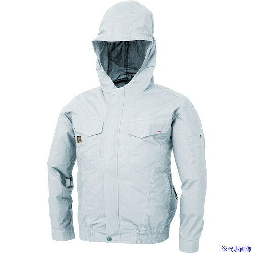 オレンジブック トラスコ中山　TRUSCOジーベック 空調服フード付綿100ブルゾンKU91410-K6-L 〔品番:KU91410K6L〕[ 注番:3958037]特長●フード内スベリ止め付きです。●右内側電池ボックス専用ポケットです。●...
