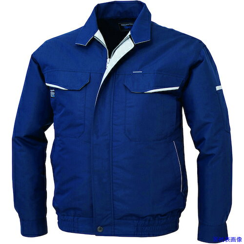 オレンジブック トラスコ中山　TRUSCOXEBEC 空調服TCブルゾンKU90470−K3−3L ネイビー 〔品番:KU90470K33L〕[ 注番:3958724]特長●洗濯耐久性の高い高密度ブロードを使用した帯電防止タイプです。●右内...