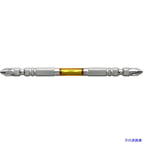 オレンジブック トラスコ中山　TRUSCOアネックス 龍靭ビット 両頭+2×110 (1Pk(袋)=10本入) 〔品番:ART14M2110〕[ 注番:3959856]特長●トーション部で衝撃を吸収します。●サビに強い光沢表面仕上げです。●...