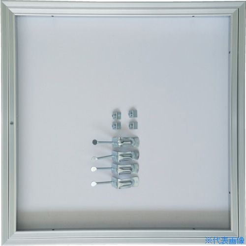 オレンジブック トラスコ中山　TRUSCOTRUSCO アルミ天井点検口 600X600 〔品番:AT6060〕[ 注番:3963844]特長●額縁タイプです。用途●屋内用の天井の点検口として。仕様●縦(mm)：614●横(mm)：614●...