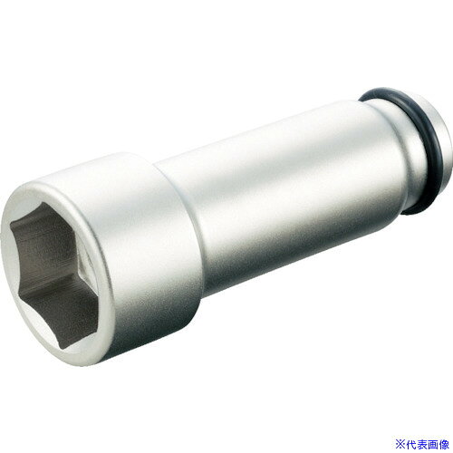 オレンジブック トラスコ中山　TRUSCOTONE インパクト用超ロングソケット 対辺寸法32mm 全長150mm 〔品番:6NV32L150〕[ 注番:3963993]特長●外観品質と防錆力の向上を図った無電解メッキ仕様のインパクト用ソケ...