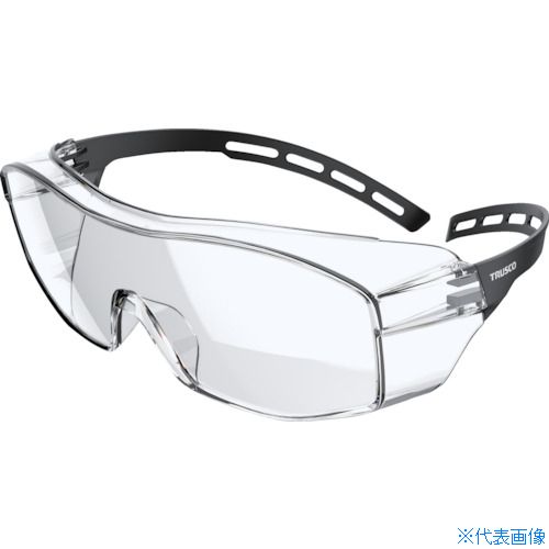 オレンジブック トラスコ中山　TRUSCOTRUSCO 一眼型オーバーセーフティグラス(JIS規格品・超軽量フィットタイプ) 〔品番:SS2025E〕[ 注番:3964000]特長●ツルが非常に柔らかく、頭部に圧迫感の少ないフィットしやすい...