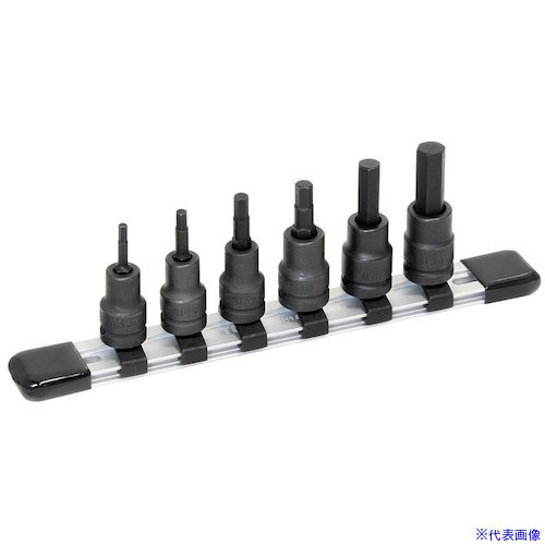 オレンジブック トラスコ中山　TRUSCOTONE ヘキサゴンソケットセット(強力タイプホルダー付) 6pcs 〔品番:HKH306〕[ 注番:3964469]特長●インパクトレンチなどの動力工具用でも使用できます。●ソケットの取り外しが容...