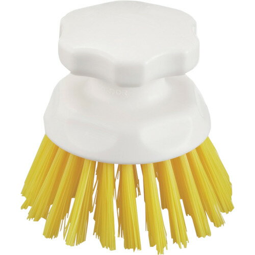 オレンジブック トラスコ中山　TRUSCOコンドル HGハンドブラシ丸型 黄 〔品番:CL614000XMBY〕[ 注番:3971198]特長●高温高圧蒸気減菌、次亜塩素酸ナトリウム消毒に対応しており、より高度な衛生管理が可能です。●ブラシ...