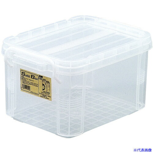 オレンジブック トラスコ中山　TRUSCO不動技研 ソリッドボックス 150 C F2132S 〔品番:132006〕[ 注番:3974287]特長●積み重ねできる丈夫な収納ボックスです。●500ml缶が12本入るサイズ感です。●工具収納か...
