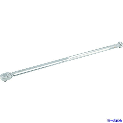 オレンジブック トラスコ中山　TRUSCOTONE プレセット形トルクレンチ 差込角19mm 全長950mm 〔品番:T6L420N〕[ 注番:4002636]特長●あらかじめ設定したトルク値に達すると「カチッ」という音と手の感触でわかりま...