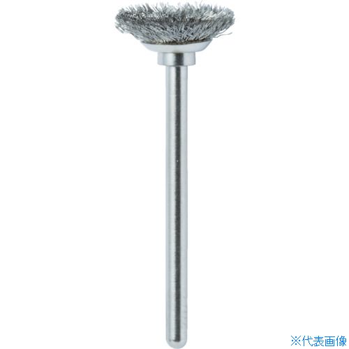オレンジブック トラスコ中山　TRUSCOTRUSCO ベベル型ブラシ Φ15 ステン 〔品番:153B4〕[ 注番:4009886]特長●コンパクトで高速回転軸のため操作しやすく、作業性に優れたベベル型ブラシです。●軸付なので取り付け交換...