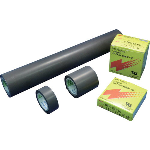 オレンジブック トラスコ中山　TRUSCO日東 ふっ素樹脂粘着テープ ニトフロン粘着テープ No.903UL 0.18mm×250mm×10m 〔品番:903X18X250〕[ 注番:4011236]特長●テフロン基材に主としてシリコーン系...